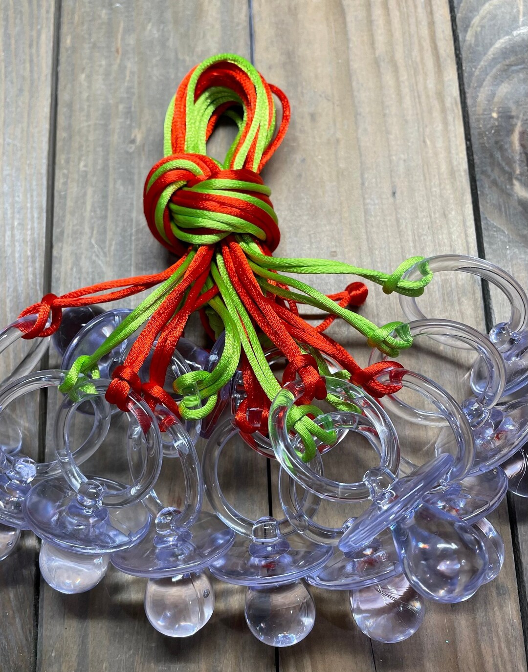 Baby Shower Pacifiers Party Favor Decorations - 12 Pcs Clear Pacifiers ...