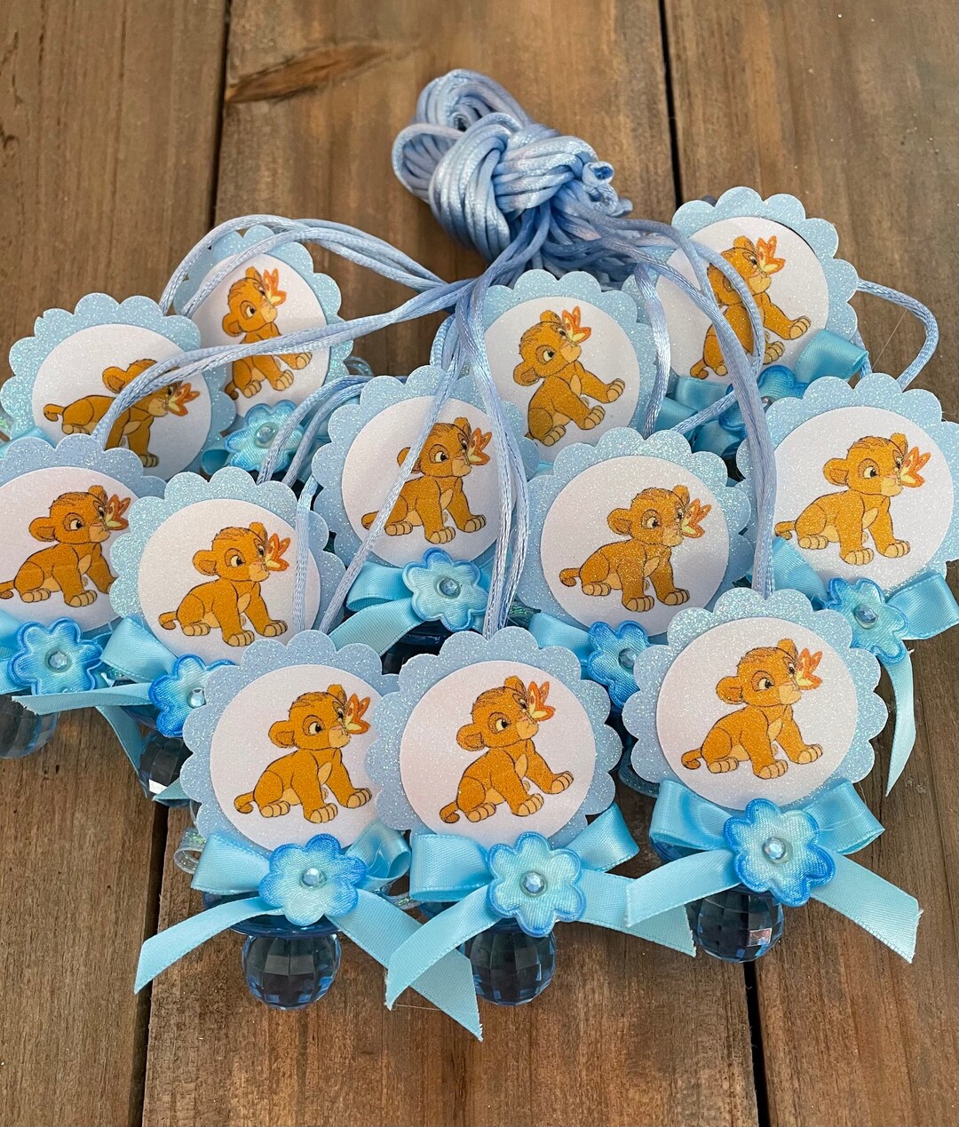 Baby Shower Decorated Pacifiers for Baby Shower Game Party Favor ...