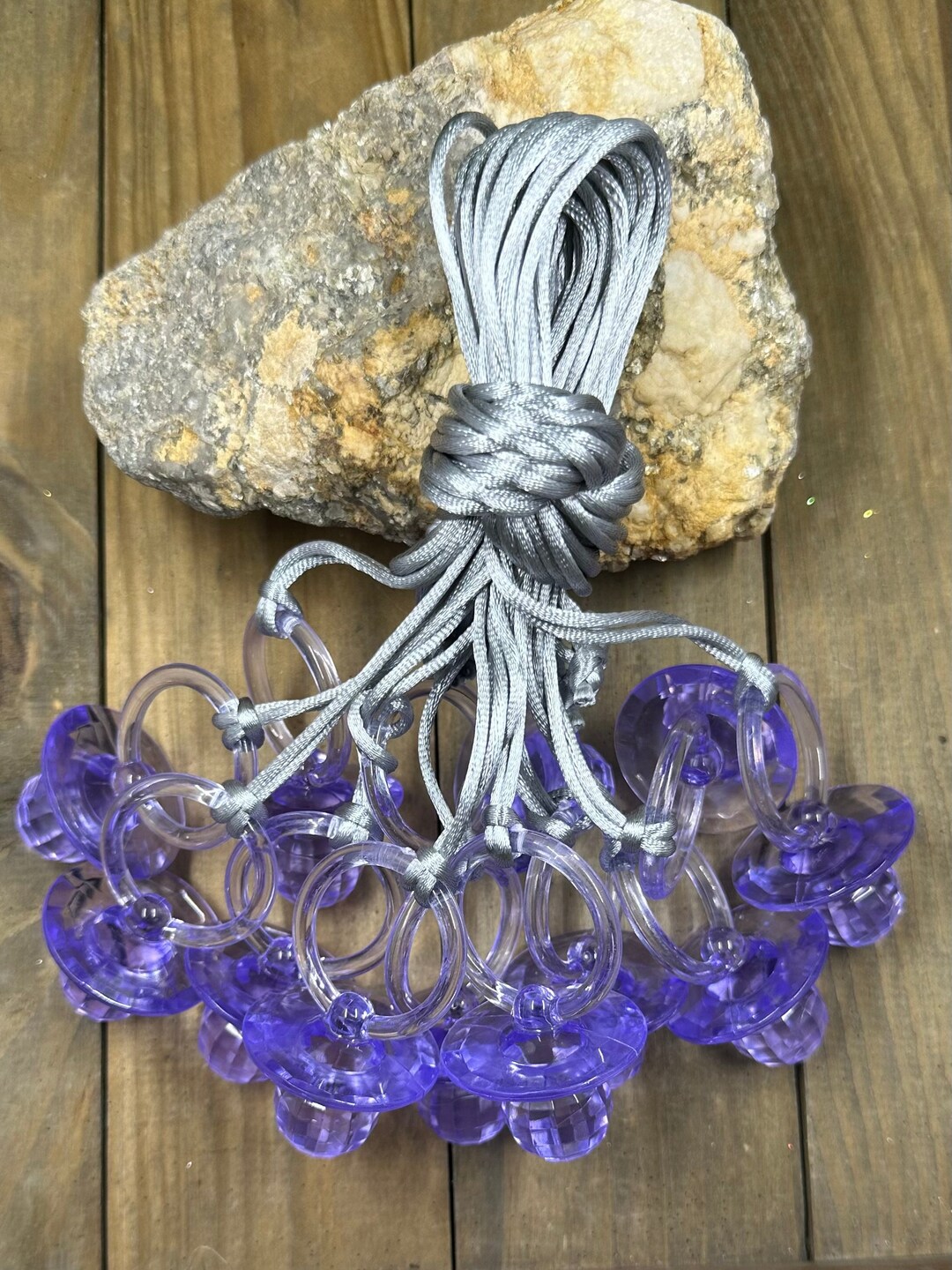 Baby Shower Pacifier Necklaces Party Favor Decorations for Game - 12 ...