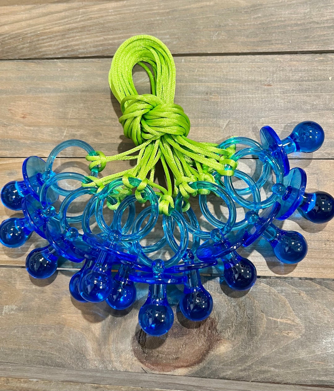12 Baby Shower Royal Blue Pacifiers With String Baby Shower - Etsy