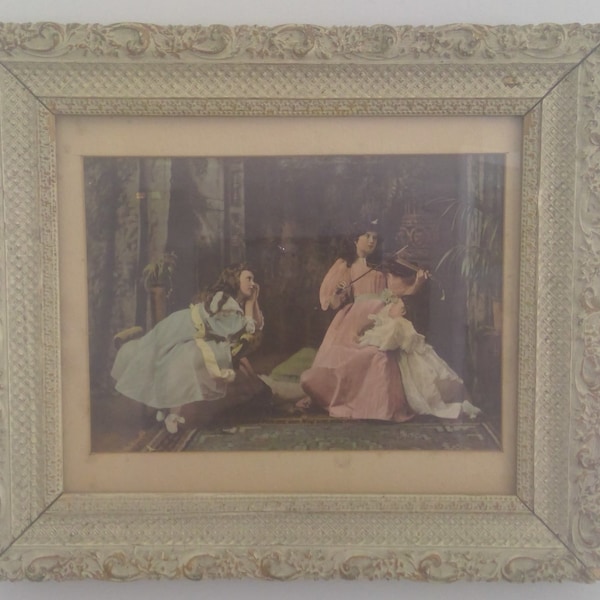 Antique Plaster Picture Frame - Etsy