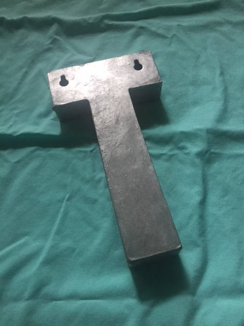 Three Dimensional Industrial Metal Letter t - Etsy