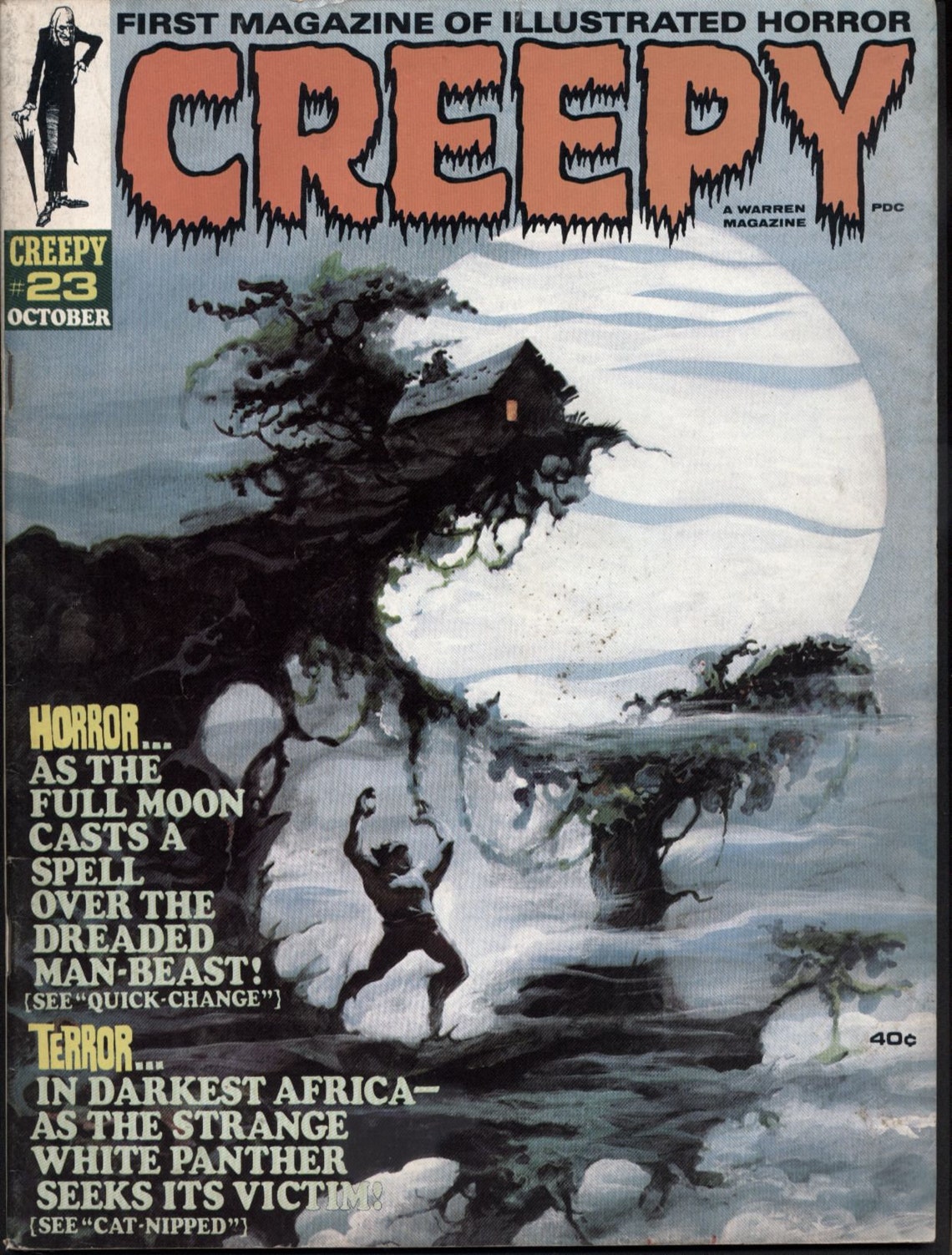 CREEPY 23 Warren Horror Comics Magazine Barry Rockwell - Etsy