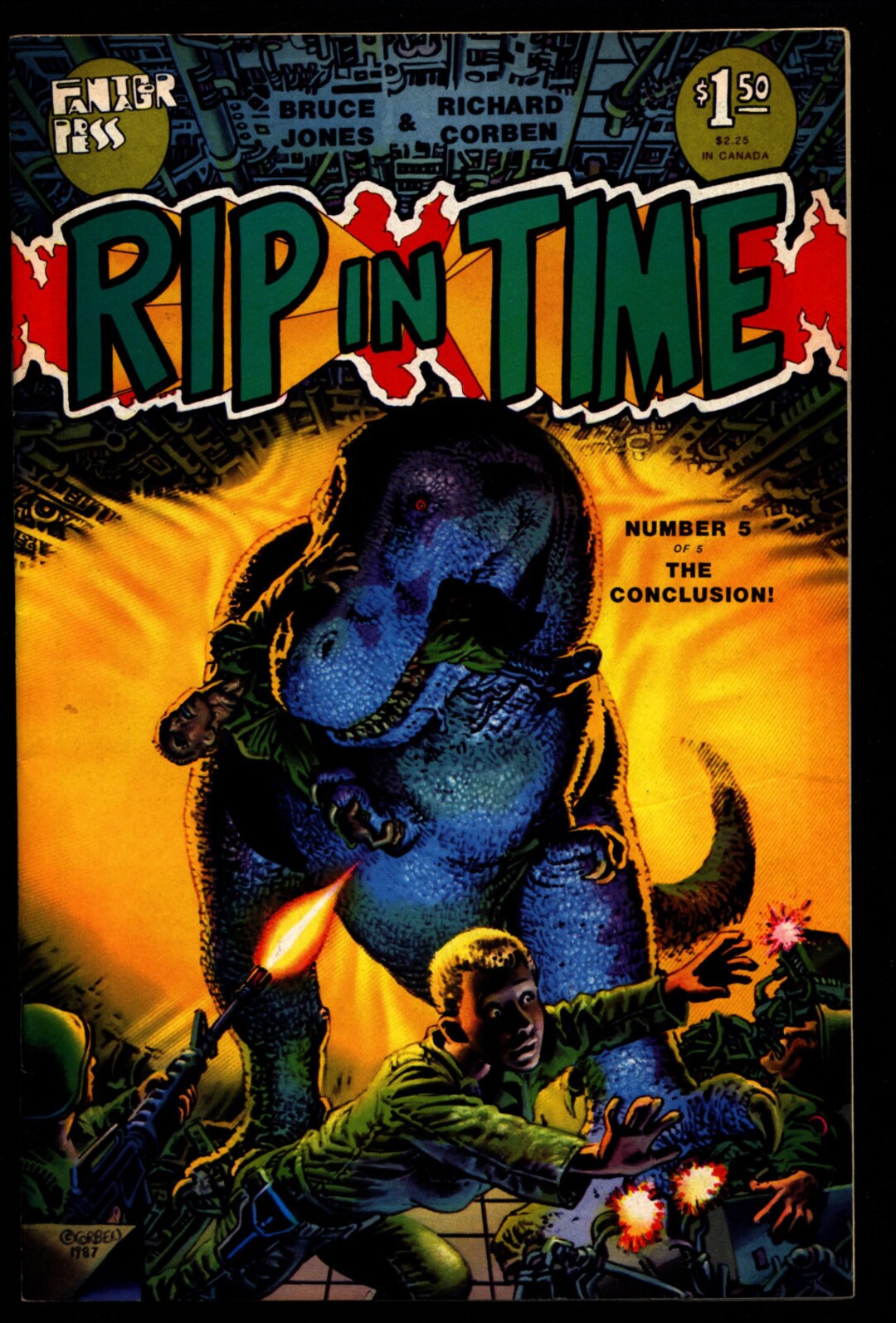 RIP IN TIME 5 Rich Corben Bruce Jones Kaiju Heavy Metal - Etsy