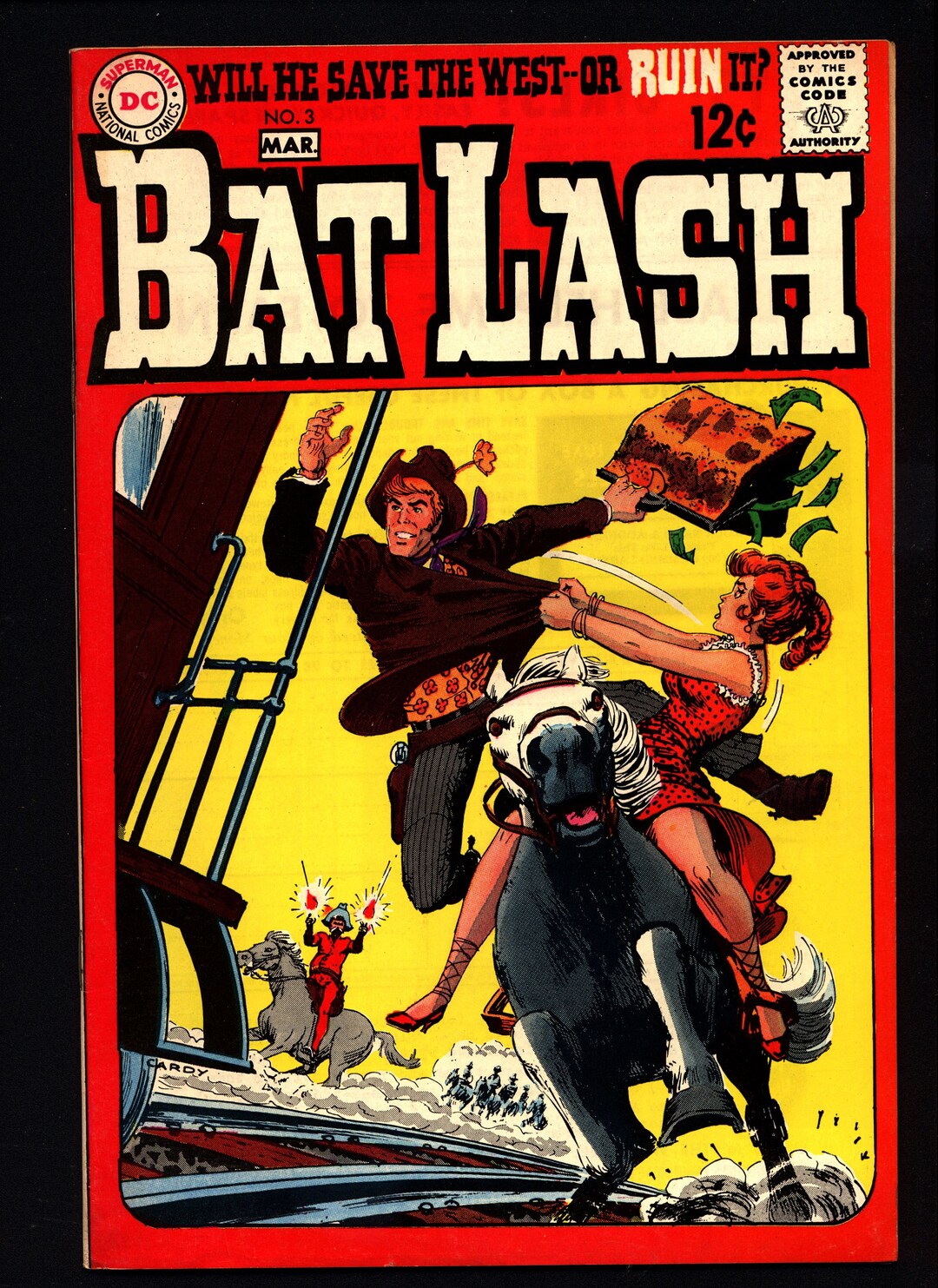 BAT LASH 3, Western Pacifist Cowboy Hero, Nick Cardy,sergio Aragonés ...