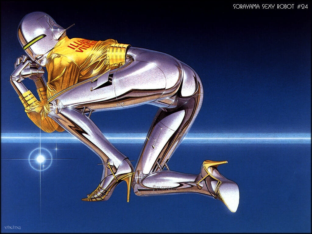 PIN UP Hajime SORAYAMA Sexy Robot 1985 Rare French Editions | Etsy