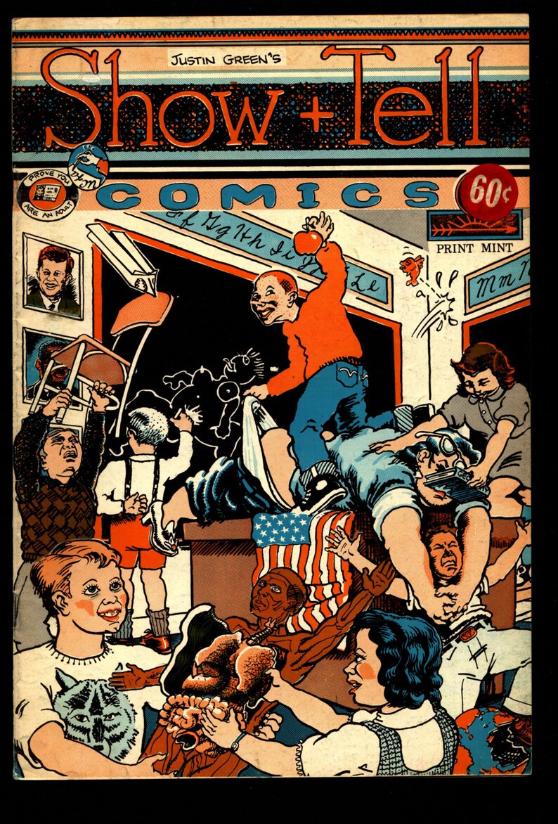 SHOW TELL COMICS Justin Green Classic Underground Humor - Etsy