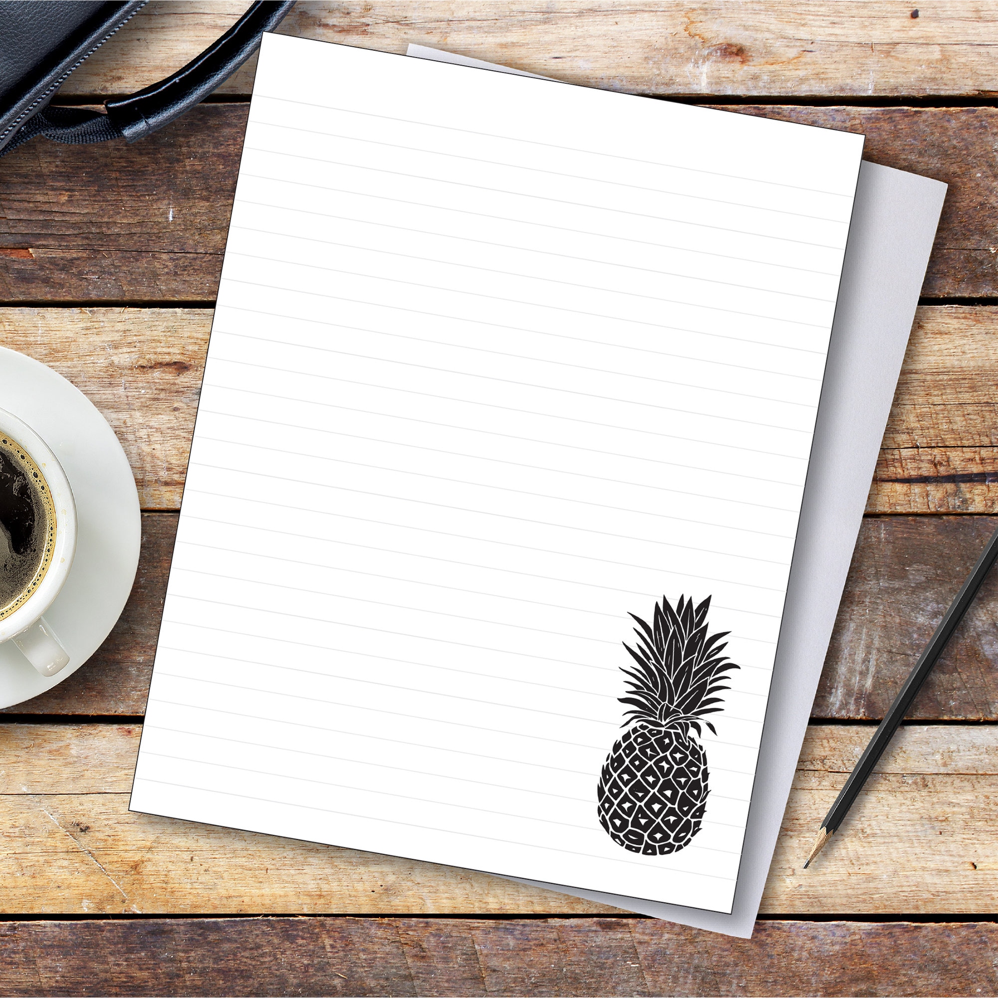 Printable Stationery, Lined Letter Writing Paper, Digital Download ...