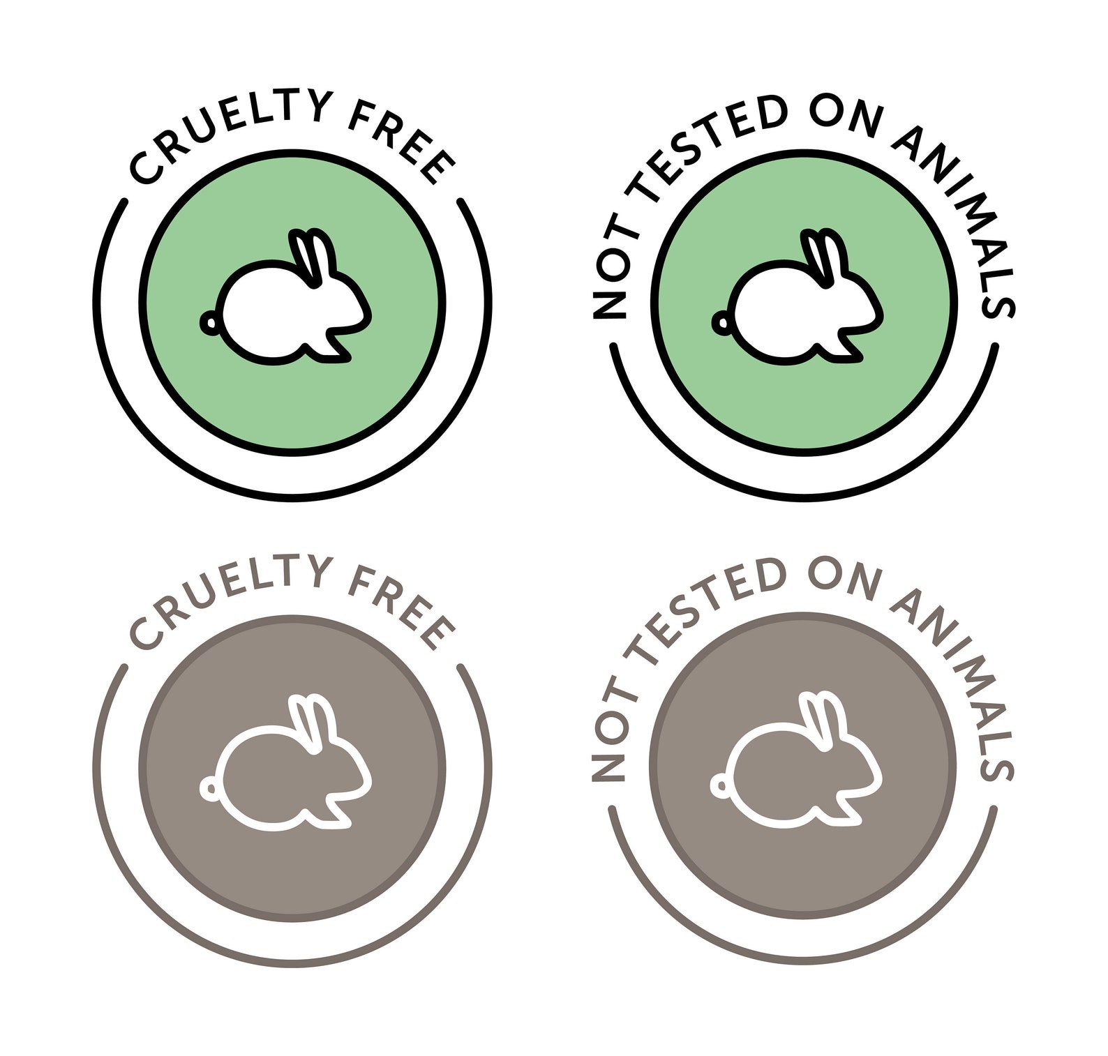 Cruelty Free Icon, Not Tested on Animals Icon Svg, Minimalist Cruelty ...