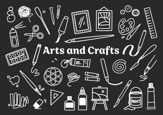Arts And Craft Supplies Clip Art