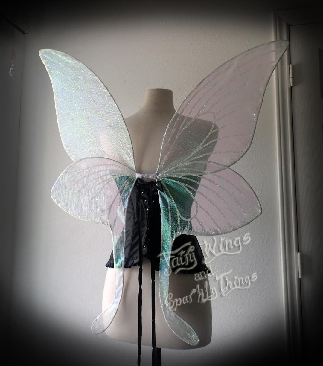 Iridescent Luna Moth Fairy Wings: Adult Cosplay, Renaissance Faire - Etsy