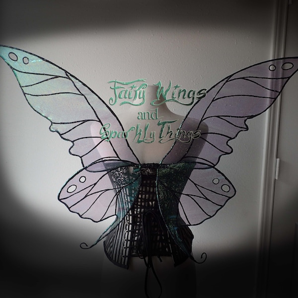 Adult Fairy Wings Black for Corset - Etsy