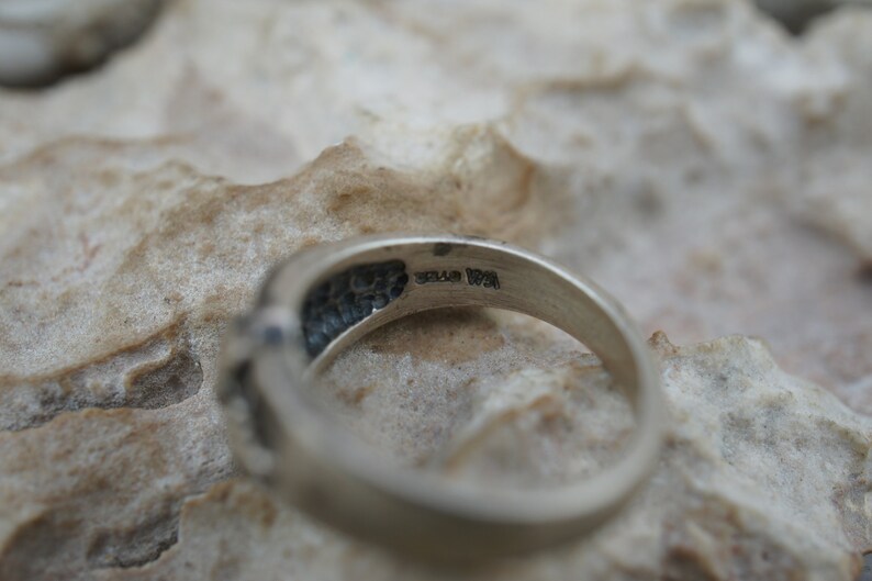 Sterling Ring 925 WM for Wheeler Manufacturing Vintage Band Ring Size 5 ...