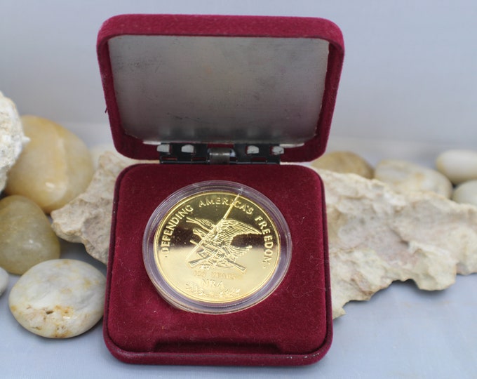 NRA Peacemaker Colt Revolver Commemorative Coin 1873 125 Years Samuel ...