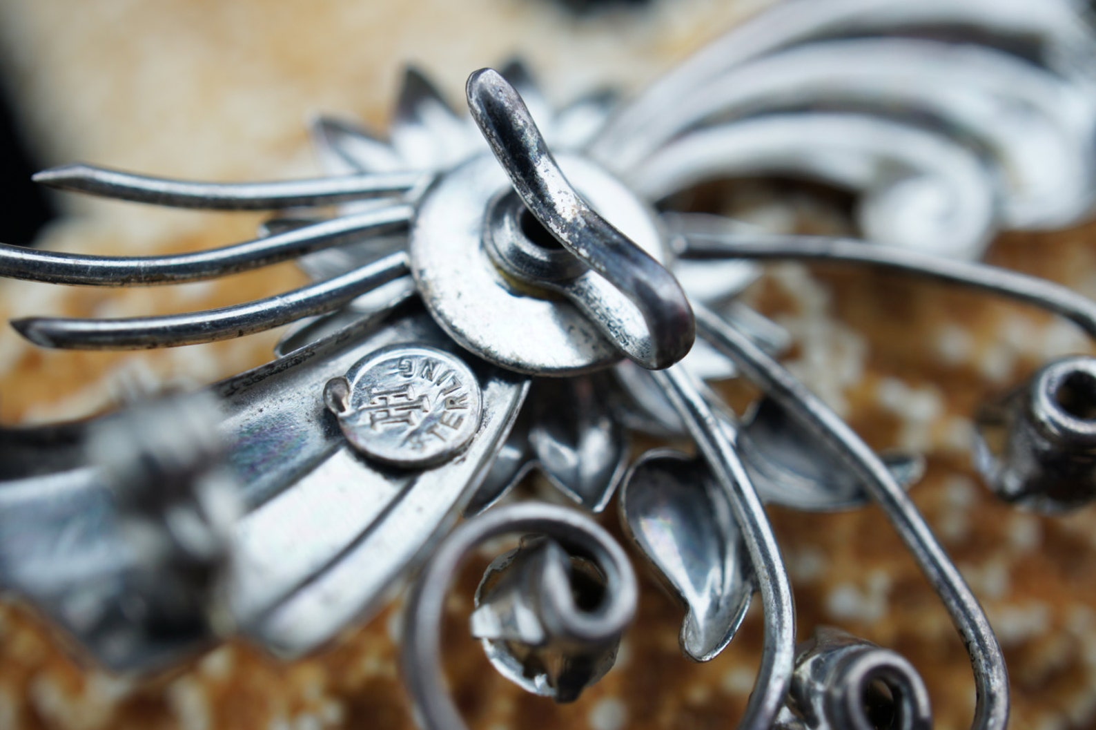 Harry Iskin Elegant Art Jewelart Sterling Silver 925 Flower - Etsy