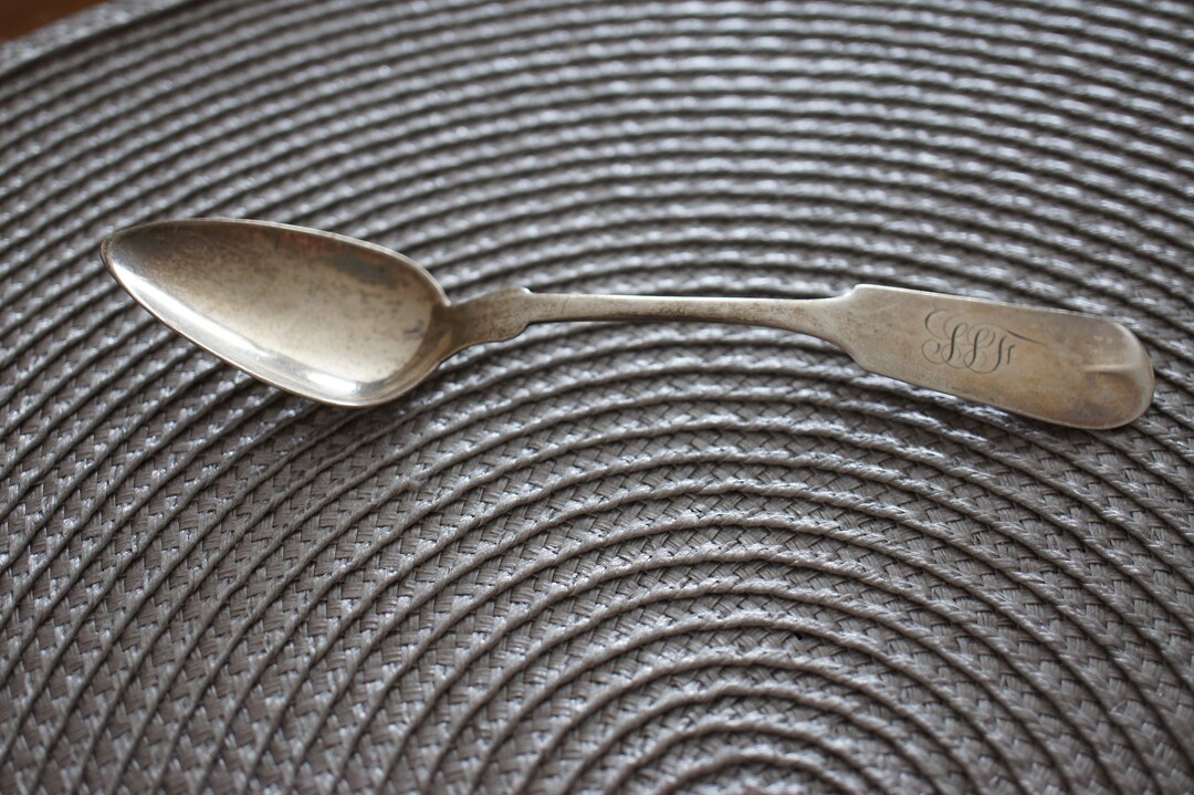 Antique AC Benedict 28 Bowery 1840 Teaspoon Vintage Sterling Silver 925 ...