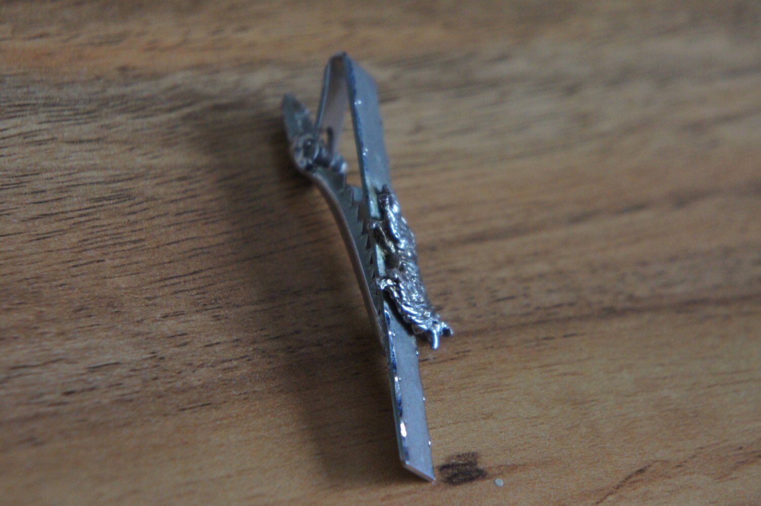 Vintage Anson Clip / Men's Sterling Silver With Centered | Etsy