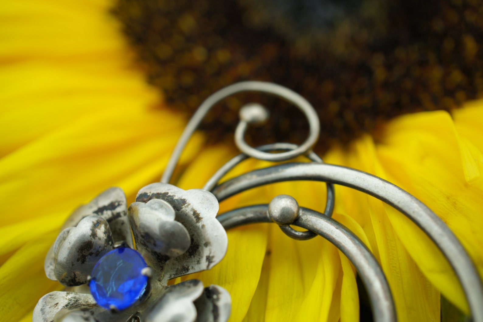 Harry Iskin HI Elegant Art Jewelart Sterling Silver 925 Flower | Etsy