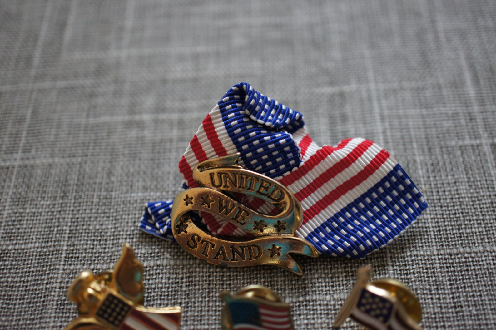 Vintage Jewelry Pins Pin United States Flag US Ribbon Angel - Etsy
