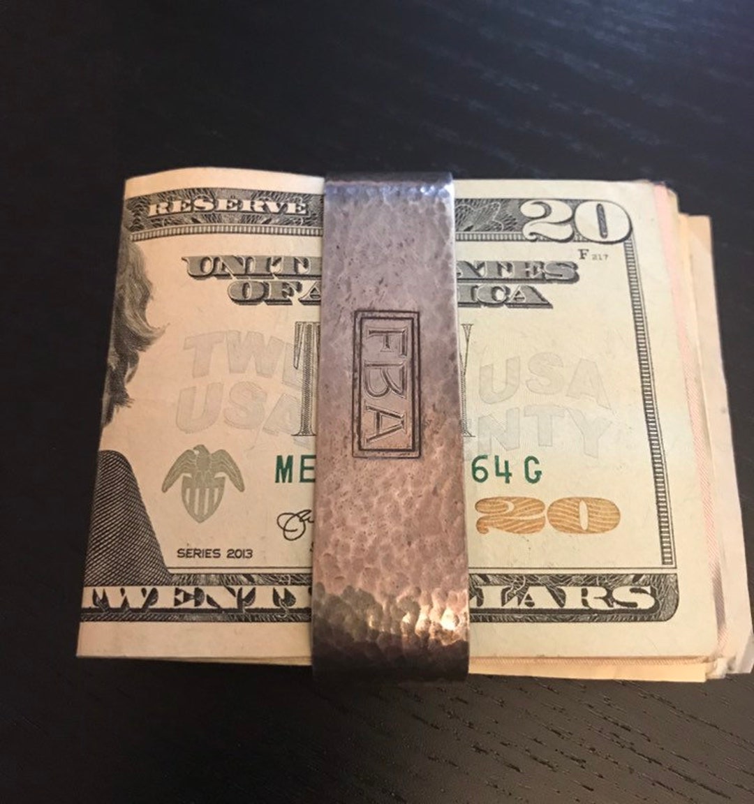 925 Rounded Money Clip Sterling Silver Plaque Rectangle FBA Gift ...