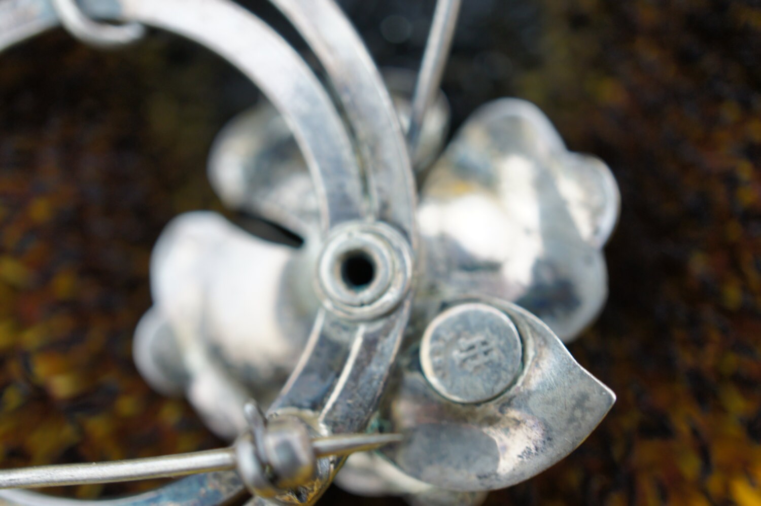 Harry Iskin HI Elegant Art Jewelart Sterling Silver 925 Flower | Etsy