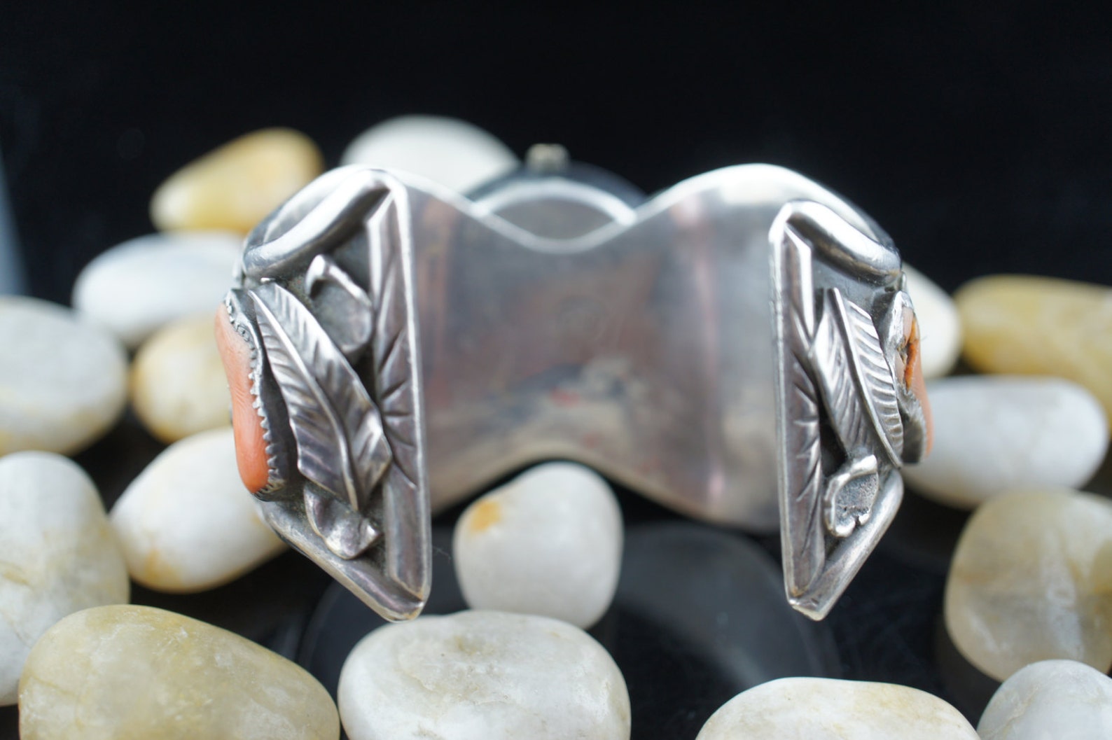 Navajo Native American Sterling Silver 925 Turquoise Coral - Etsy