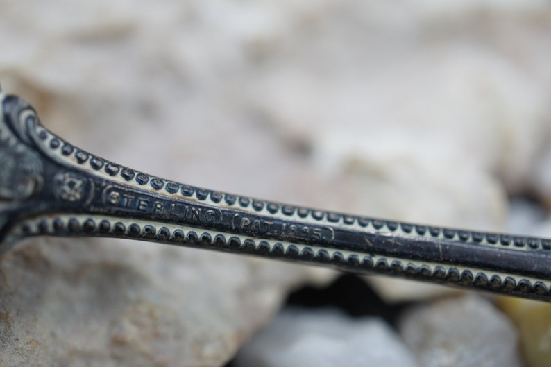 Antique Pat.1895 925/1000 Sterling Silver Spoon Teaspoon - Etsy