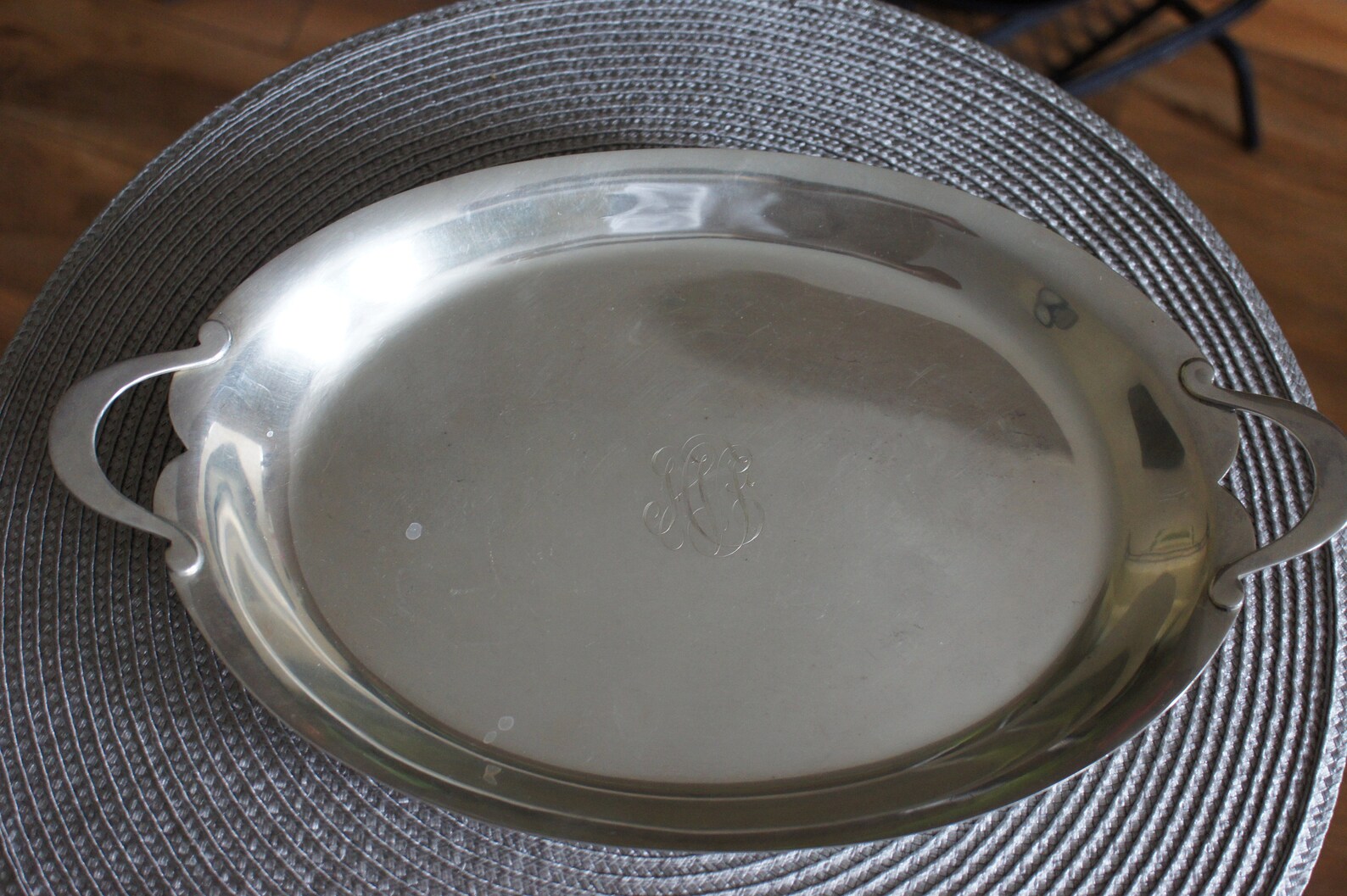 Sterling Silver Solid 925 Plate Vintage Kitchen Table Serving - Etsy