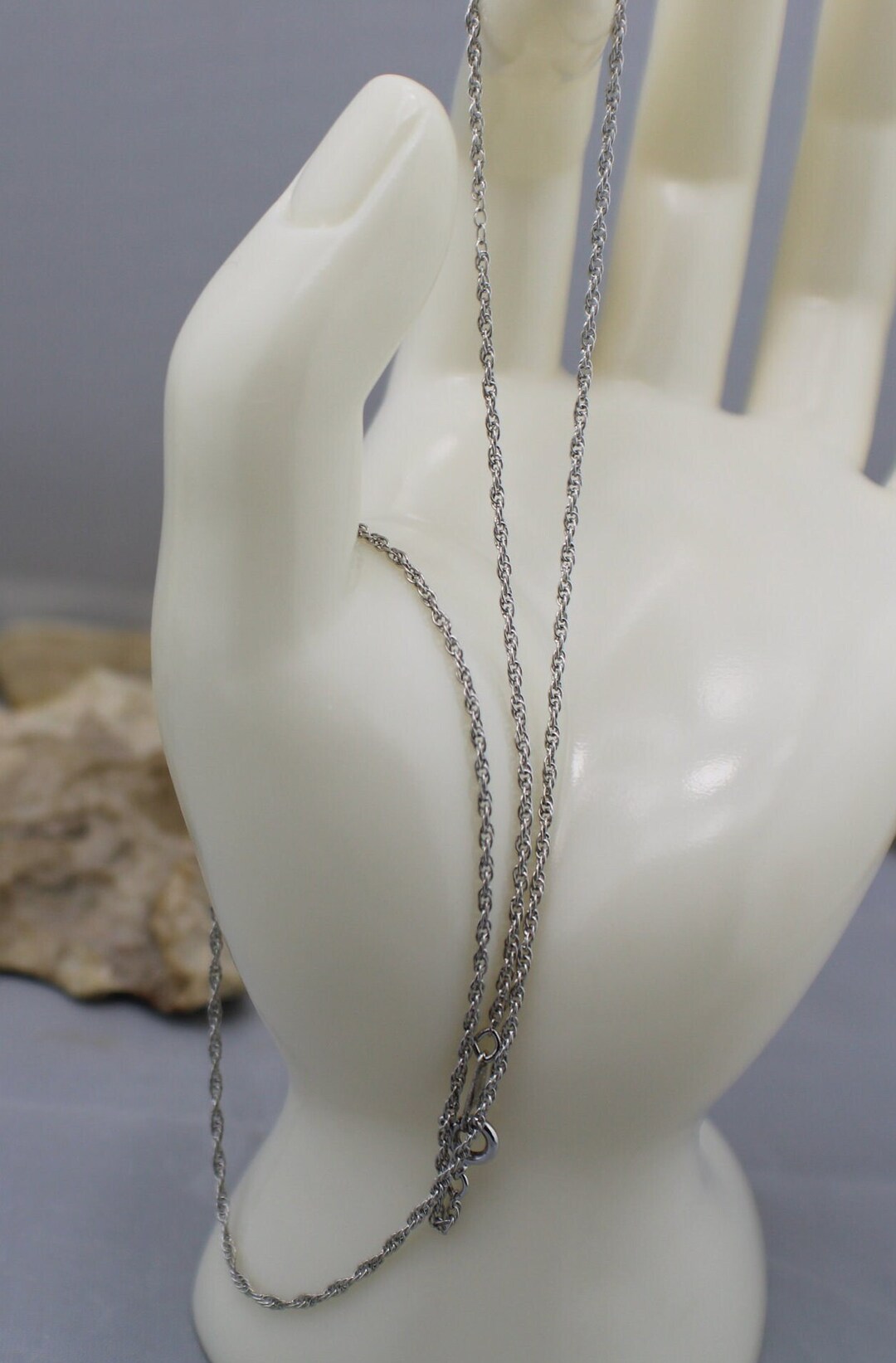 925 Gorham Vintage Sterling Silver Jewelry Necklace Rope Twisted Design ...