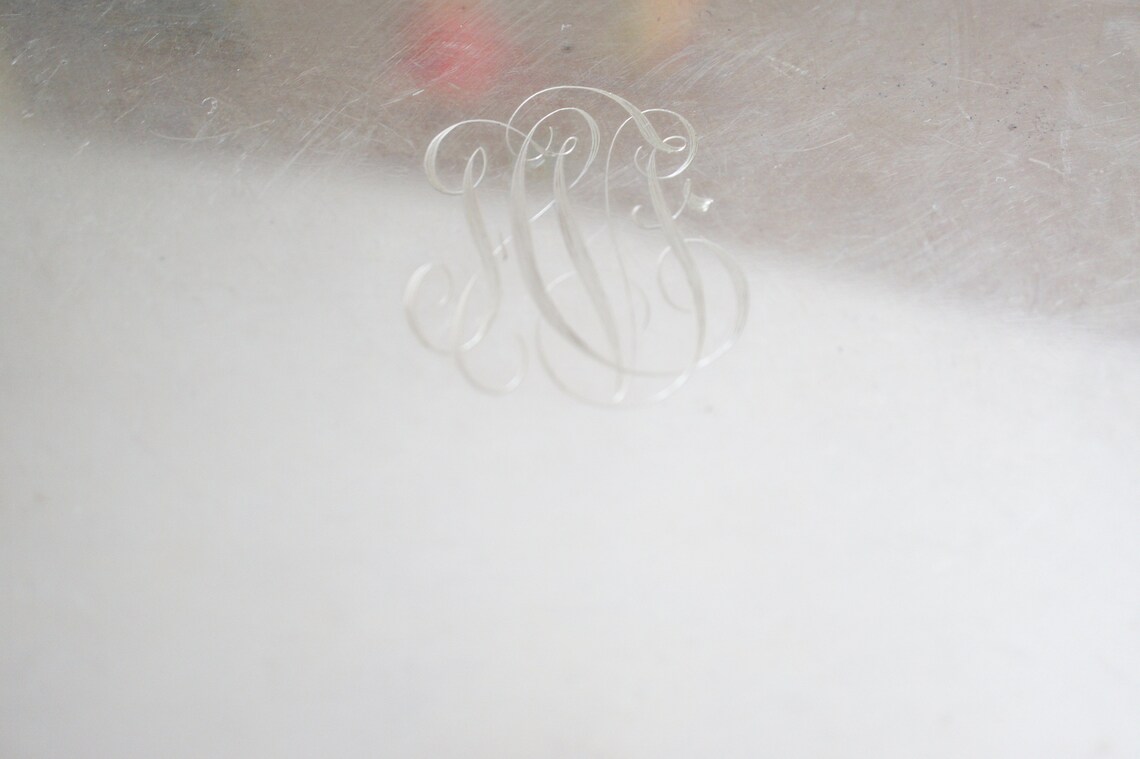 Sterling Silver Solid 925 Plate Vintage Kitchen Table Serving - Etsy