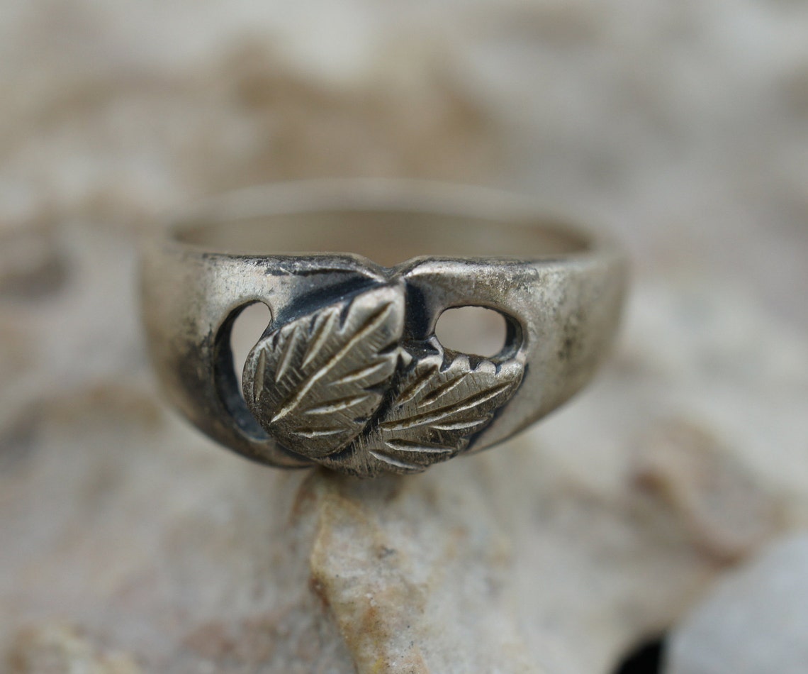 Sterling Ring 925 WM for Wheeler Manufacturing Vintage Band Ring Size 5 ...