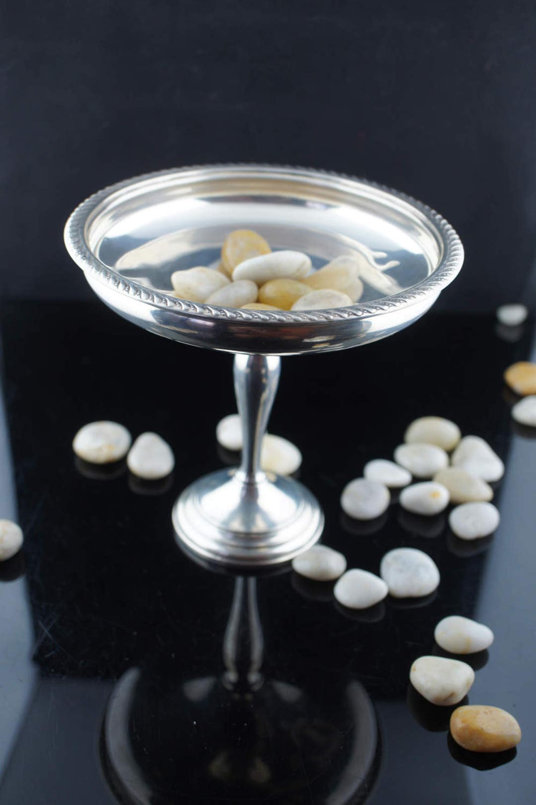 Vase Compote Candy Dish Sterling Preisner Sterling Silver Weighted 176 ...