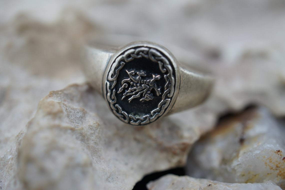 Sterling Ring 925 Vintage Band Ring Size 9.5 Hammered Design | Etsy