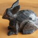 Toy Souvenir Marble Rabbit Bunny Gray E-137 - Etsy