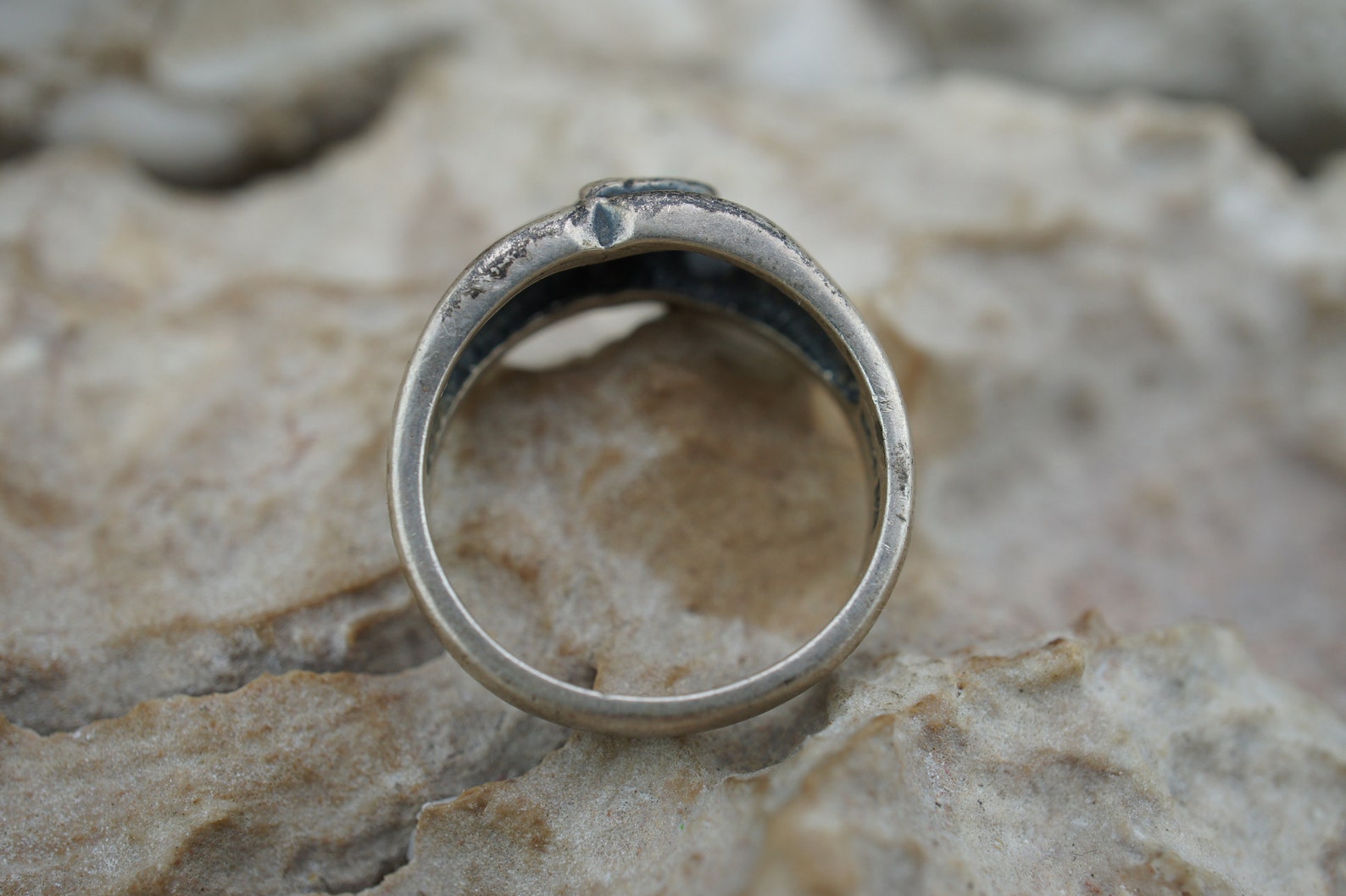 Sterling Ring 925 WM for Wheeler Manufacturing Vintage Band Ring Size 5 ...
