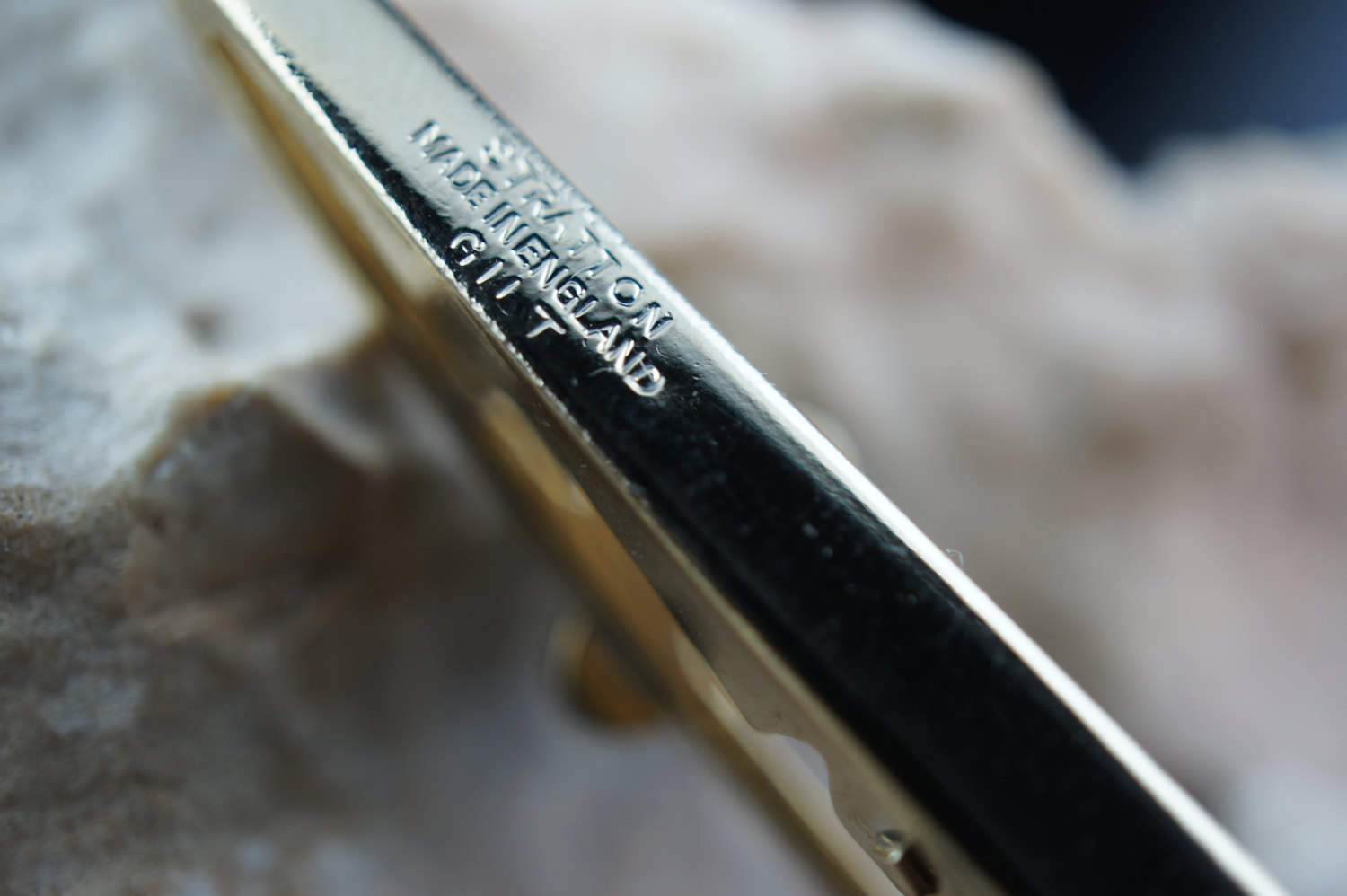 Stratton Made in England Gilt Vintage Tie Clip Bar Clasp / - Etsy