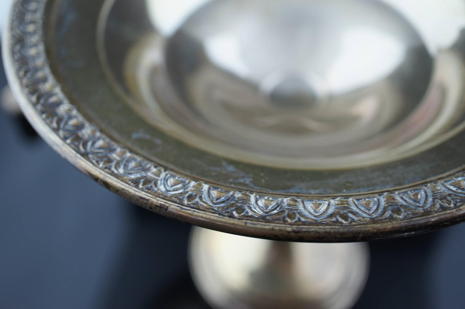 Vase Compote Candy Dish Sterling Silver Rein Focec With Cement 673 ...