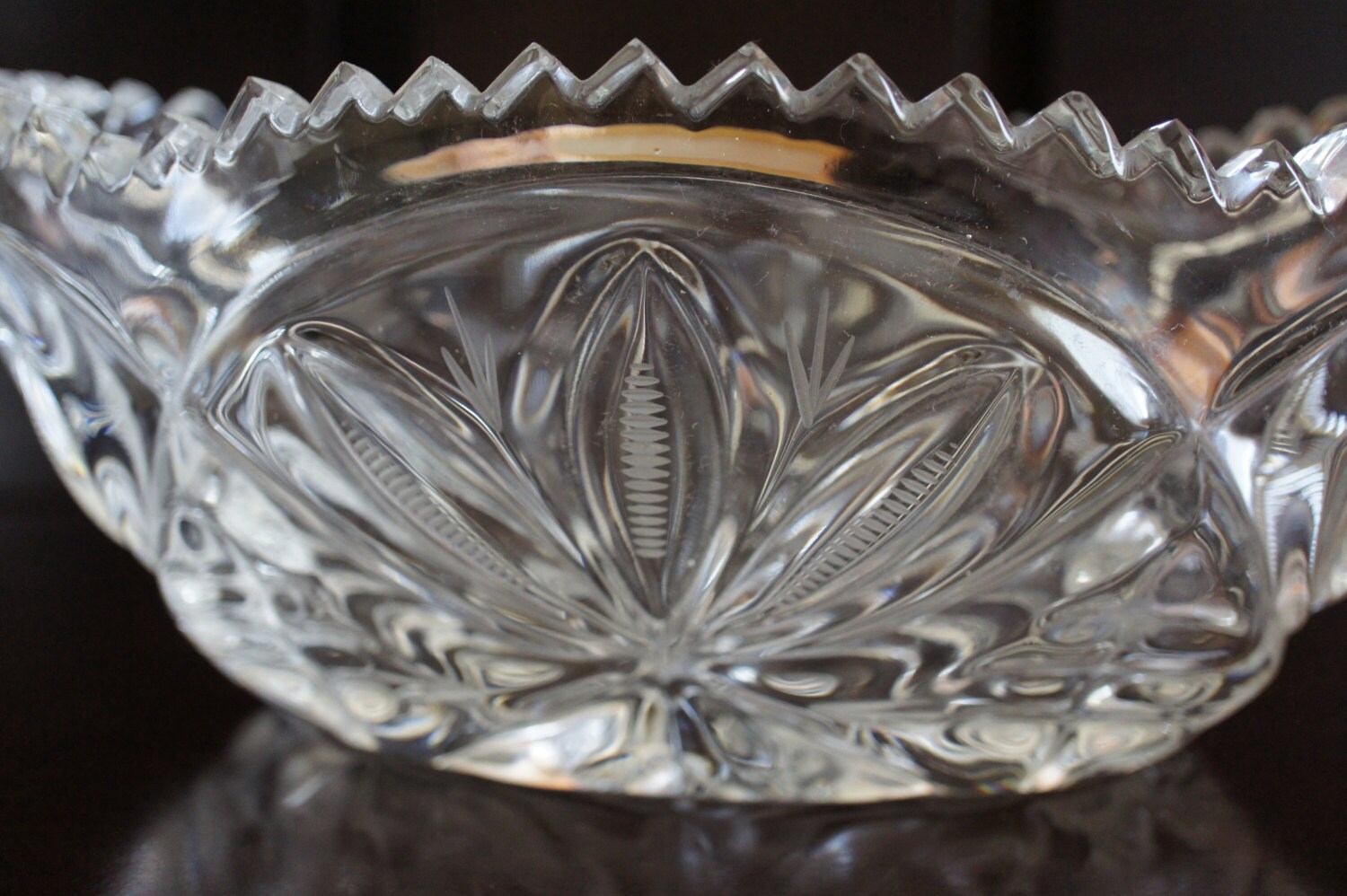 Tableware Crystal Chrystal Diamond Cut Brilliant Vase Crystal | Etsy