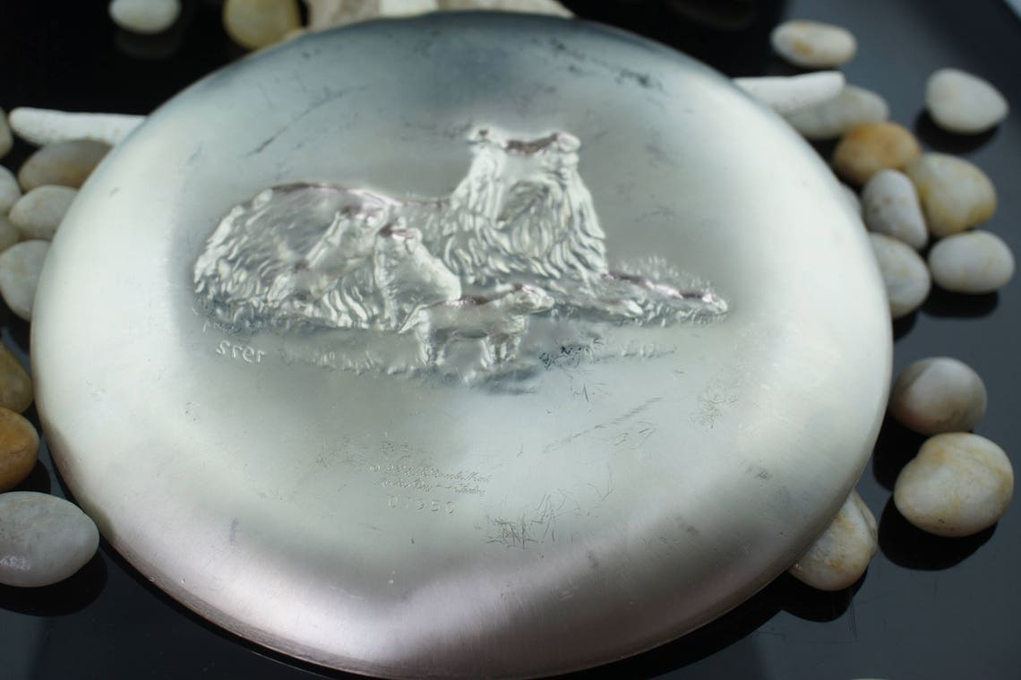Vintage 1972 Solid 925 Sterling Silver Plate, Lincoln Mint Mother’s Day ...