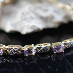 Vintage Designer Sterling Silver 925 Fas Tennis Bracelet Real Diamonds ...