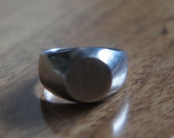 Vintage Ring 925 Sterling Silver Stamping Ring Sign… - Gem