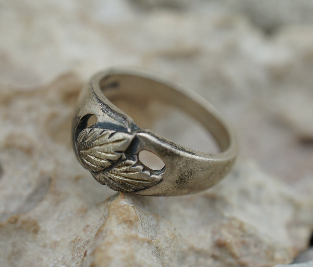 Sterling Ring 925 WM for Wheeler Manufacturing Vintage Band Ring Size 5 ...