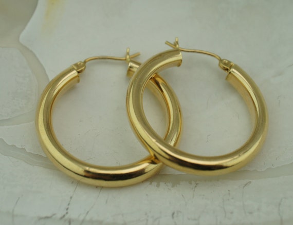 14k SOLID GOLD JAW 1'' Across Art Deco Vintage Jewelry - Etsy