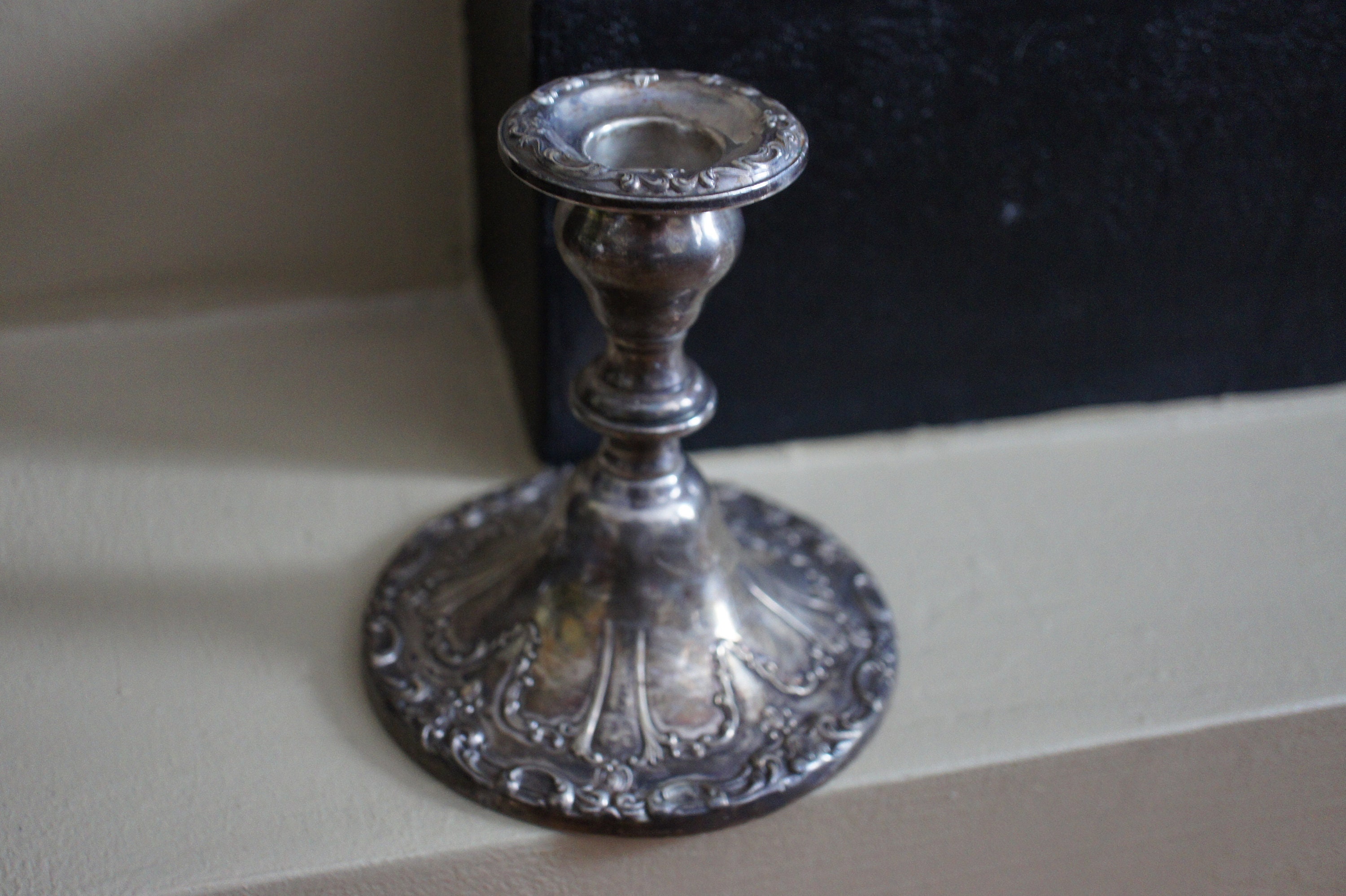 Vintage Sterling Silver Candle Holders Candle Bar Candlestick | Etsy