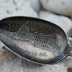 Vintage Sterling Silver 925 Serving Spoon Silverware Setting Flatware ...