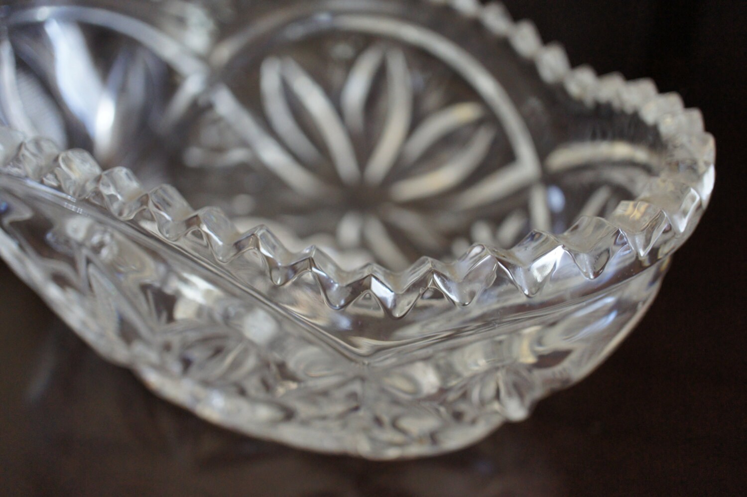 Tableware Crystal Chrystal Diamond Cut Brilliant Vase Crystal | Etsy