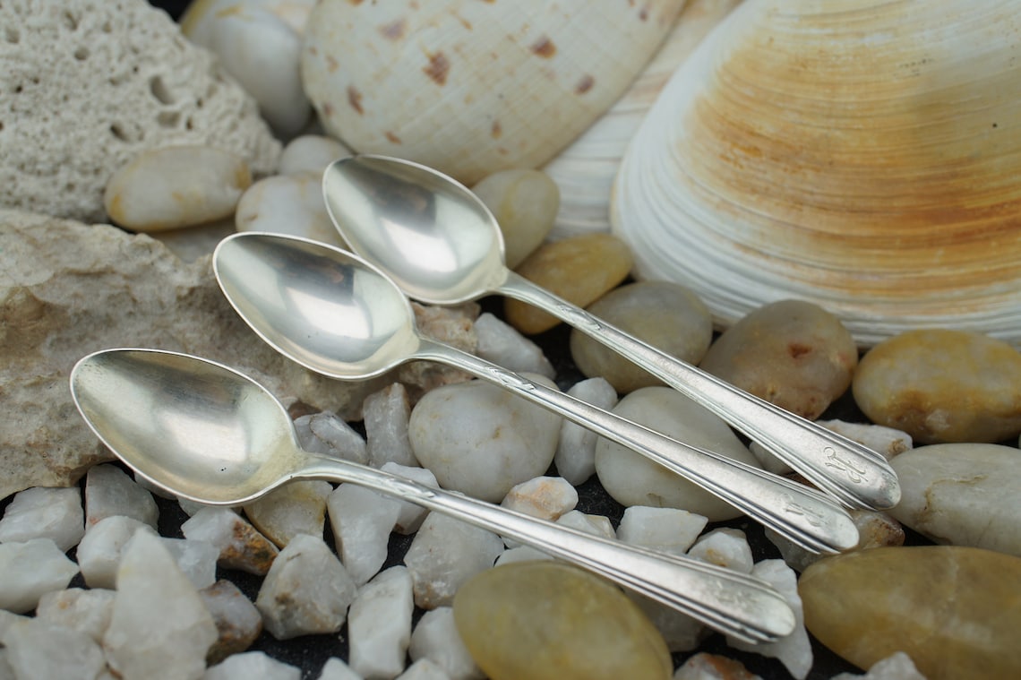 Vintage Sterling Silver 925 Pat.1928 Coffee Spoon Spoons | Etsy