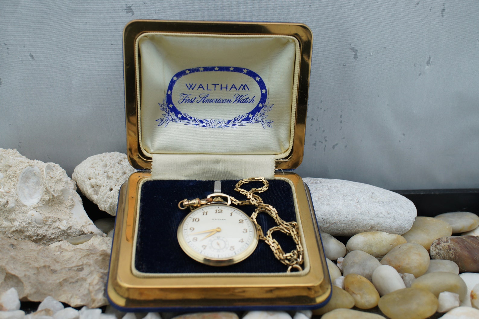 Waltham 17 Jewels Keystone 10K Gold Filled Pocket Watch Open | Etsy