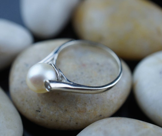 Vintage JTC Solid 14k White Solid Gold Ring Diamond g… - Gem