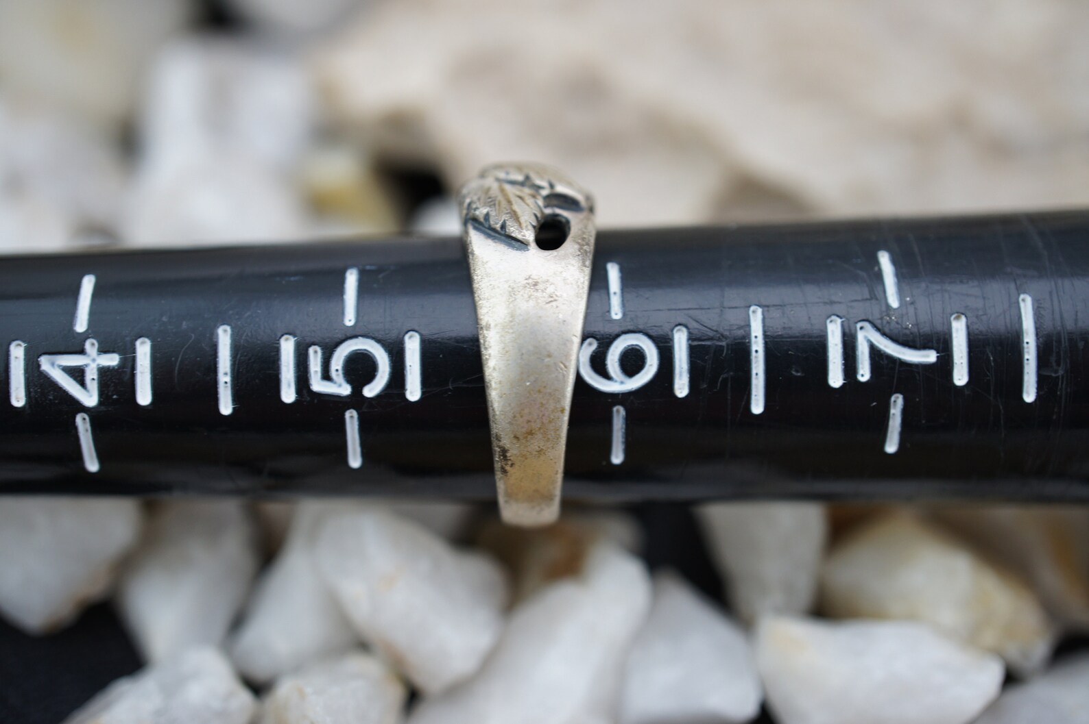 Sterling Ring 925 WM for Wheeler Manufacturing Vintage Band - Etsy